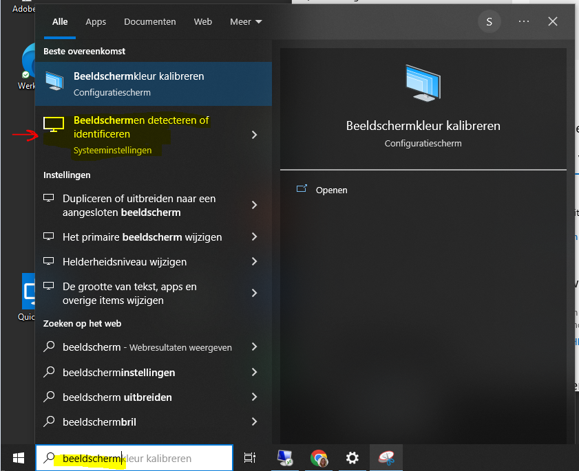 Instellen van meerdere beeldschermen – Handleidingen Kwadraad